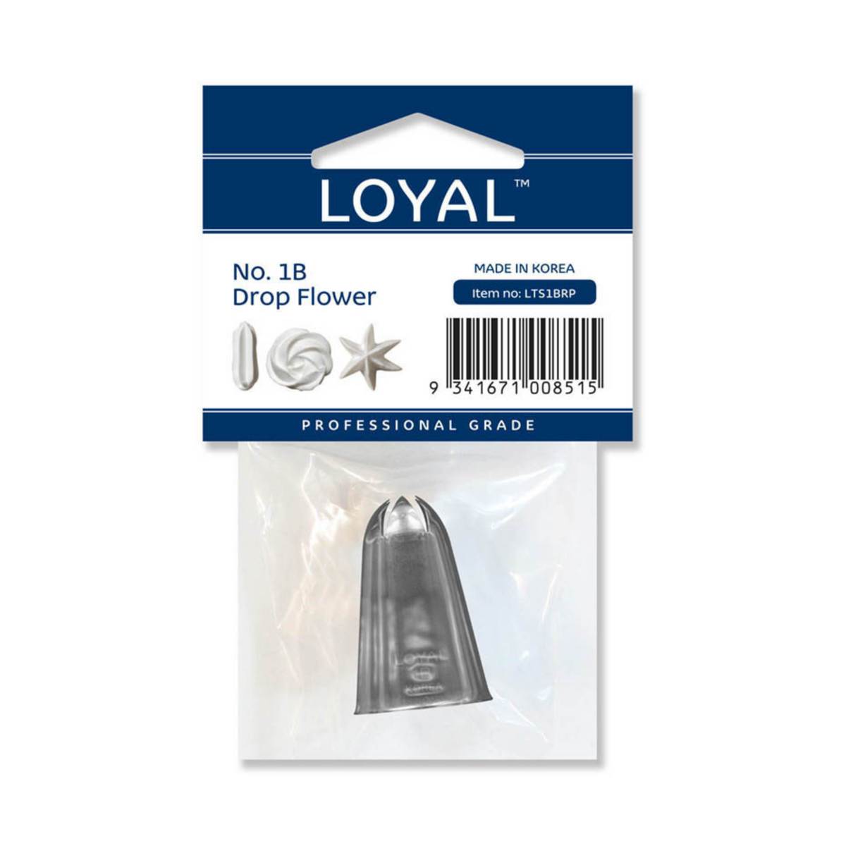 LOYAL Piping Tip Drop Flower #1B | Cakers Warehouse