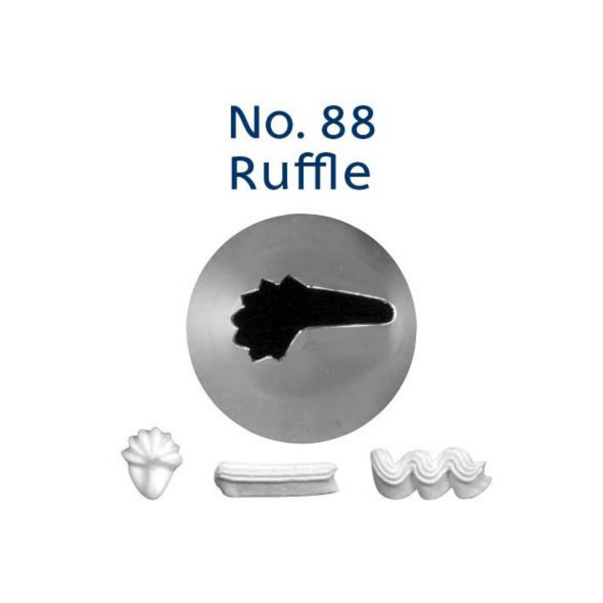 LOYAL Piping Tip Ruffle #88 | Cakers Warehouse