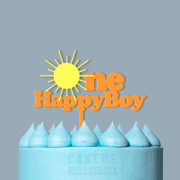 Topper One Happy Boy With Sun — Cakers Warehouse