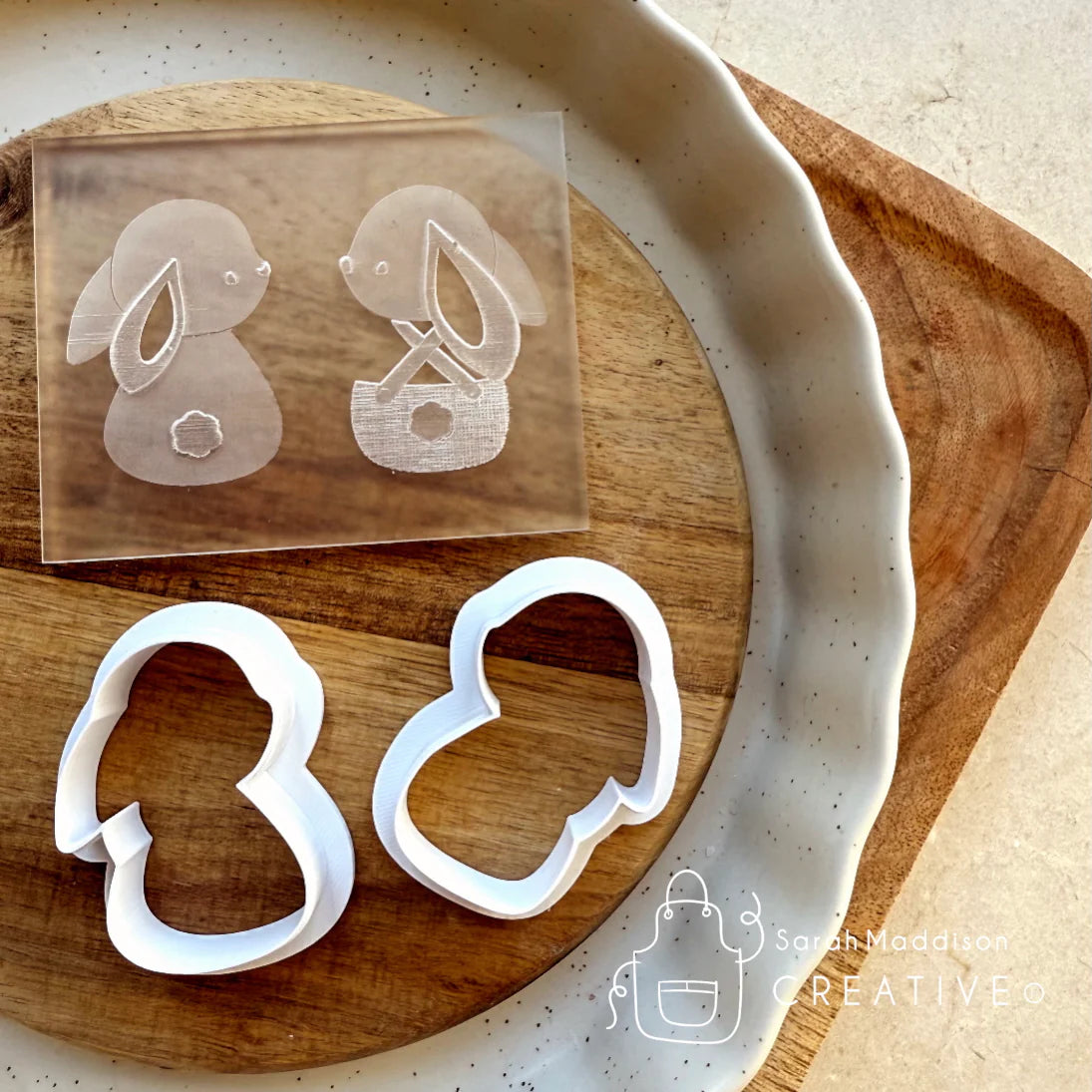 Debosser With Cutter 'Sarah Maddison' Mini Bunnies — Cakers Warehouse