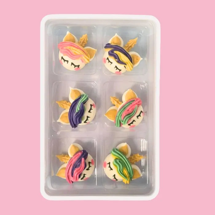 Topper Unicorn Face 6pc — Cakers Warehouse