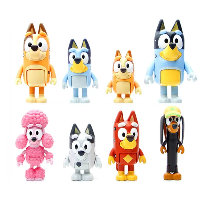 Topper Bluey Figurine 8pc — Cakers Warehouse