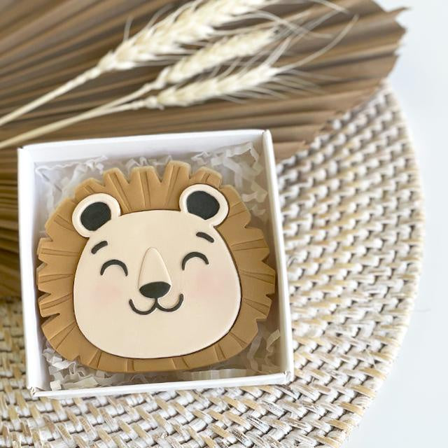 Stamp Embosser With Cutter 'Little Biskut' Lion And Bear — Cakers Warehouse