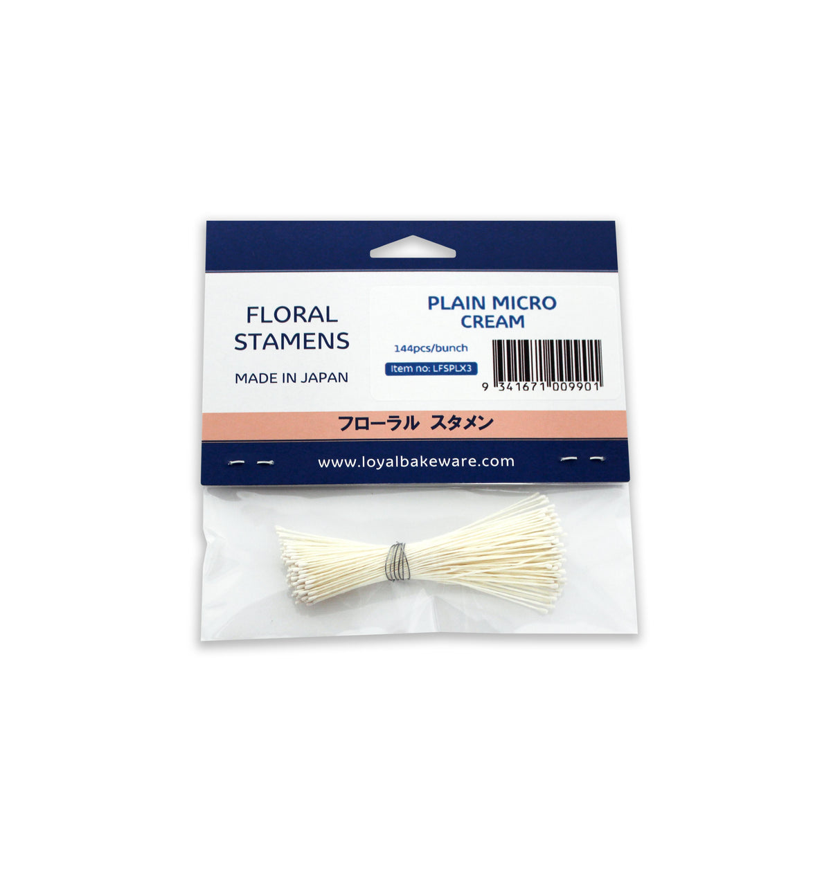 Stamen Round Micro Cream 144pc — Cakers Warehouse