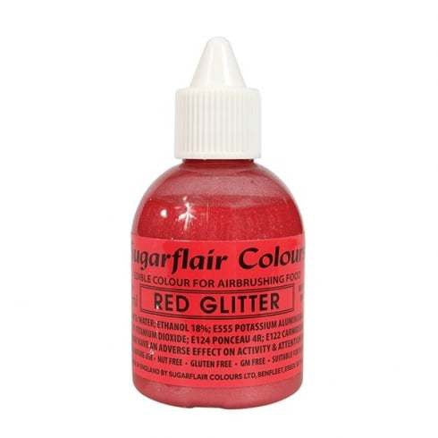 Airbrush Glitter Pearl Red 60mL — Cakers Warehouse