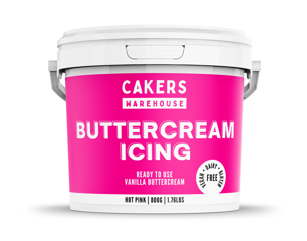 Buttercream Hot Pink 800g — Cakers Warehouse