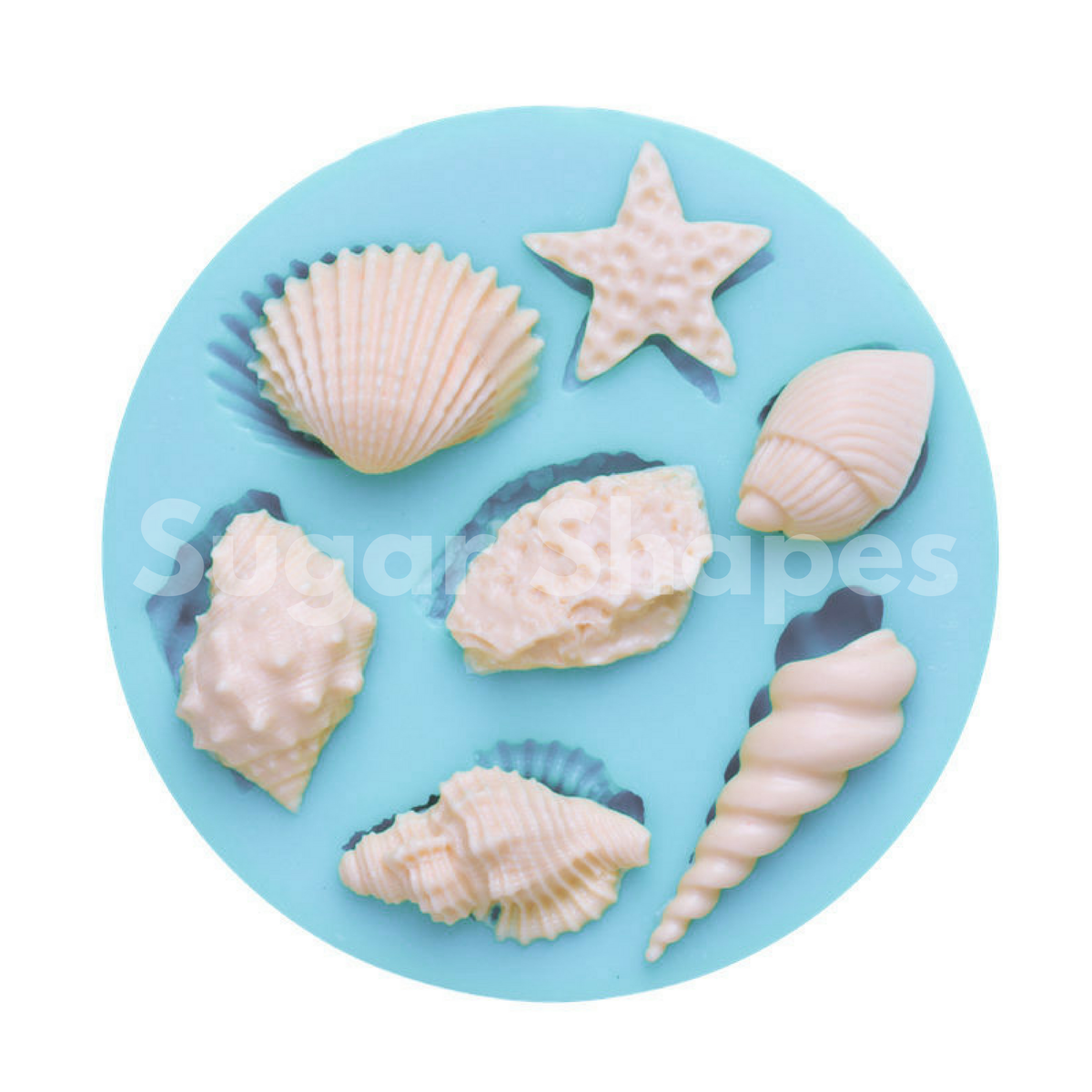 Silicone Mould Seashell Assorted 7pc — Cakers Warehouse